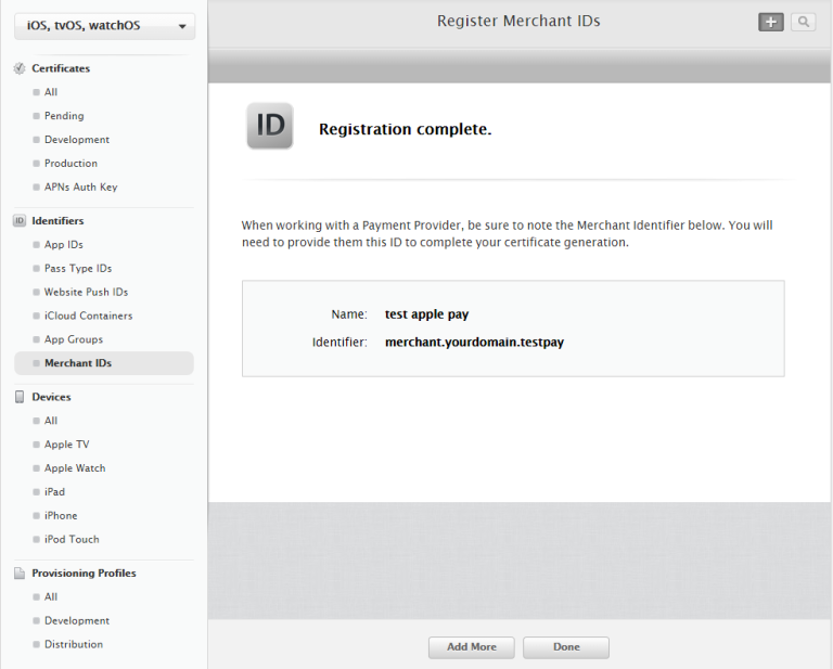 Apple Pay開發者前置準備說明 - ECPay Developers